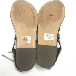 Sam Edelman | Shoes | New Sam Edelman Gladiator Python Print Sandals ...